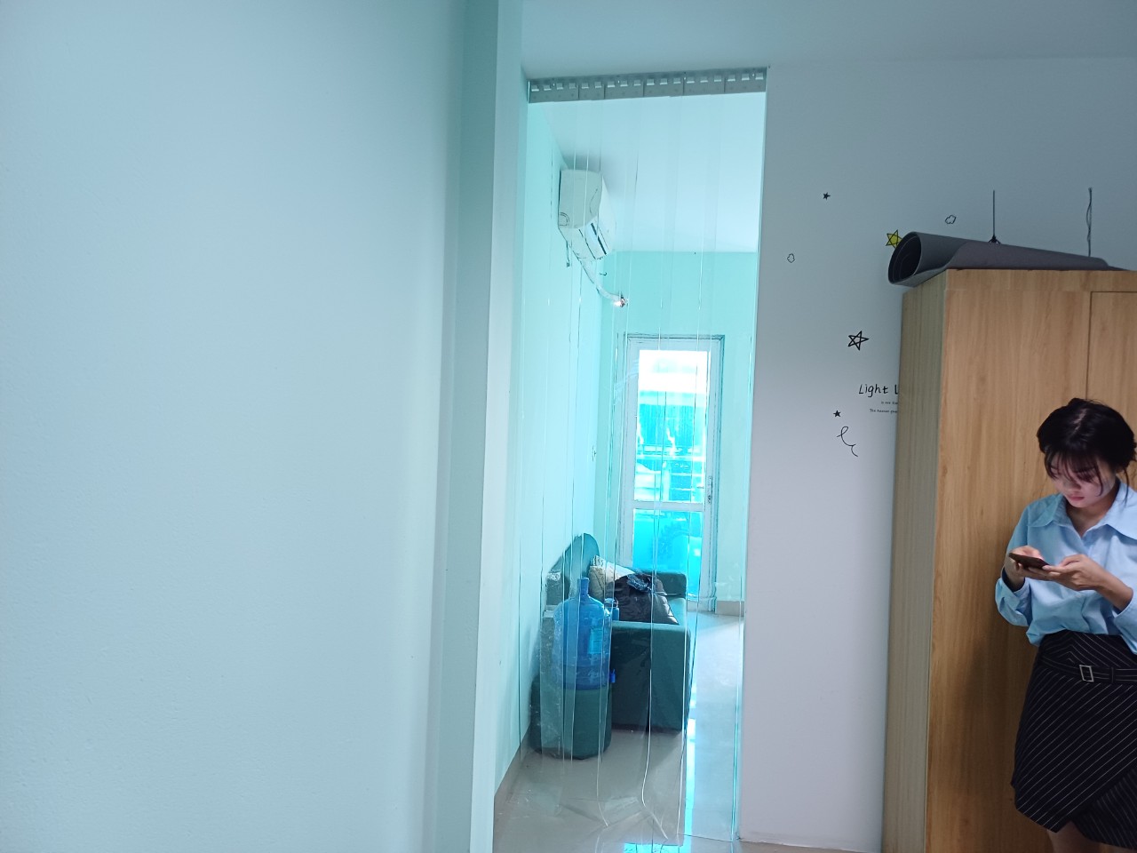 Lắp rèm ngăn phòng ngăn điều hòa ở Hoàng công chất, Cầu diễn